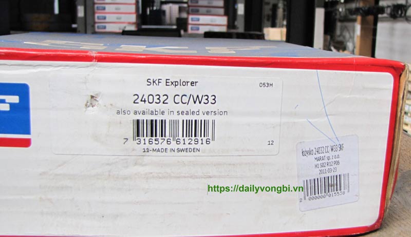 Vòng bi bạc đạn SKF 24032CC/W33